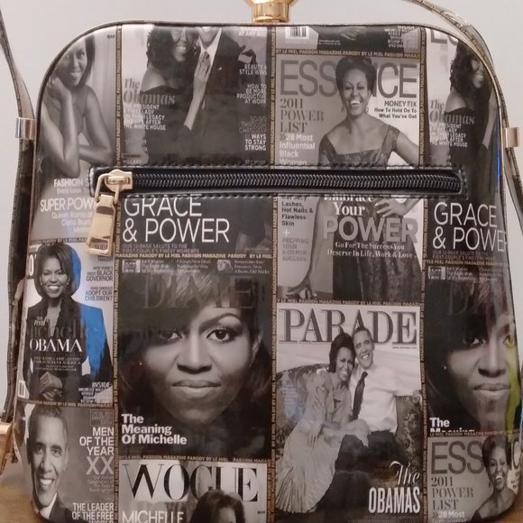 Le Miel Pashion | Bags | Michelle Barack Obama Photo Purse | Poshmark